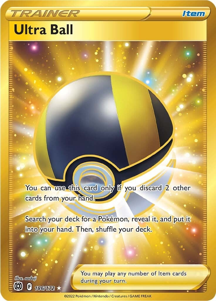 Ultra Ball (Secret) (186/172) (Holofoil) [SWSH09: Brilliant Stars ...